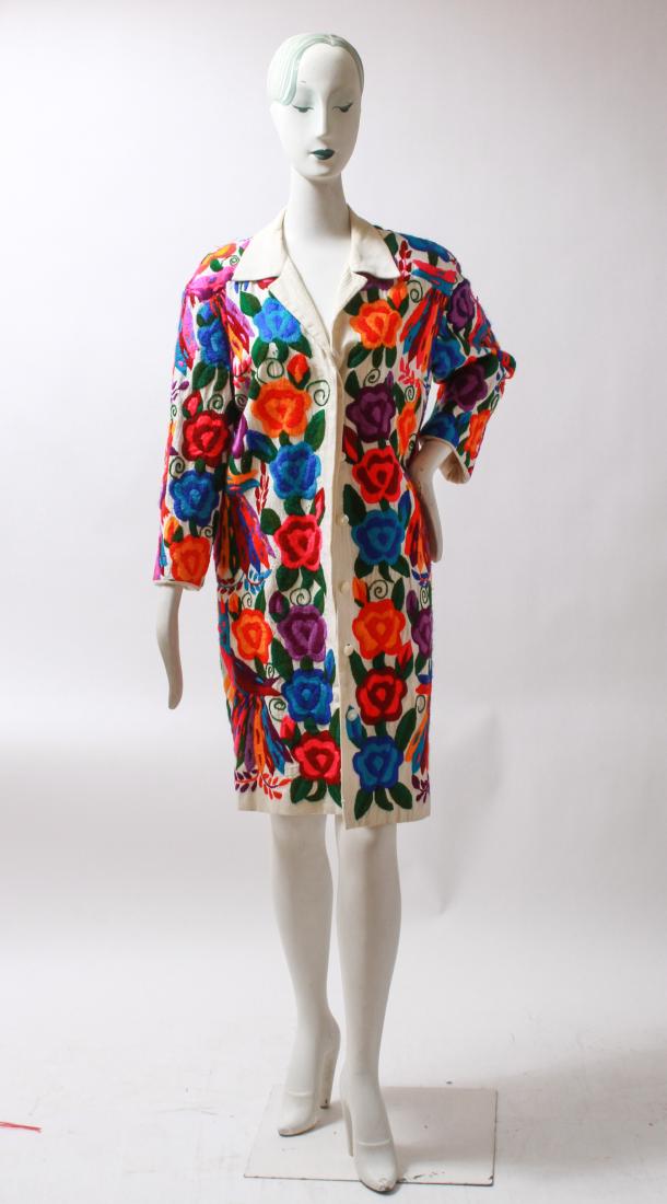 Roda Rossana Italian Crewel Embroidered Jacket