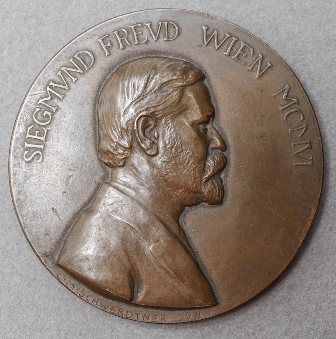 Sigmund Freud Profile Bronze Medal / Coin 1906 - May 19, 2019 ...
