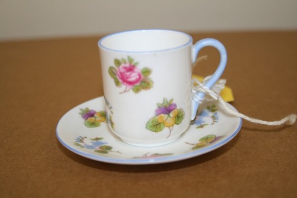 Shelley Miniature Cup & Saucer C.1945 1966