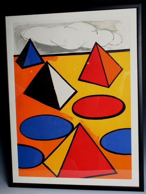 "homage To The Pyramids" By Alexander Calder