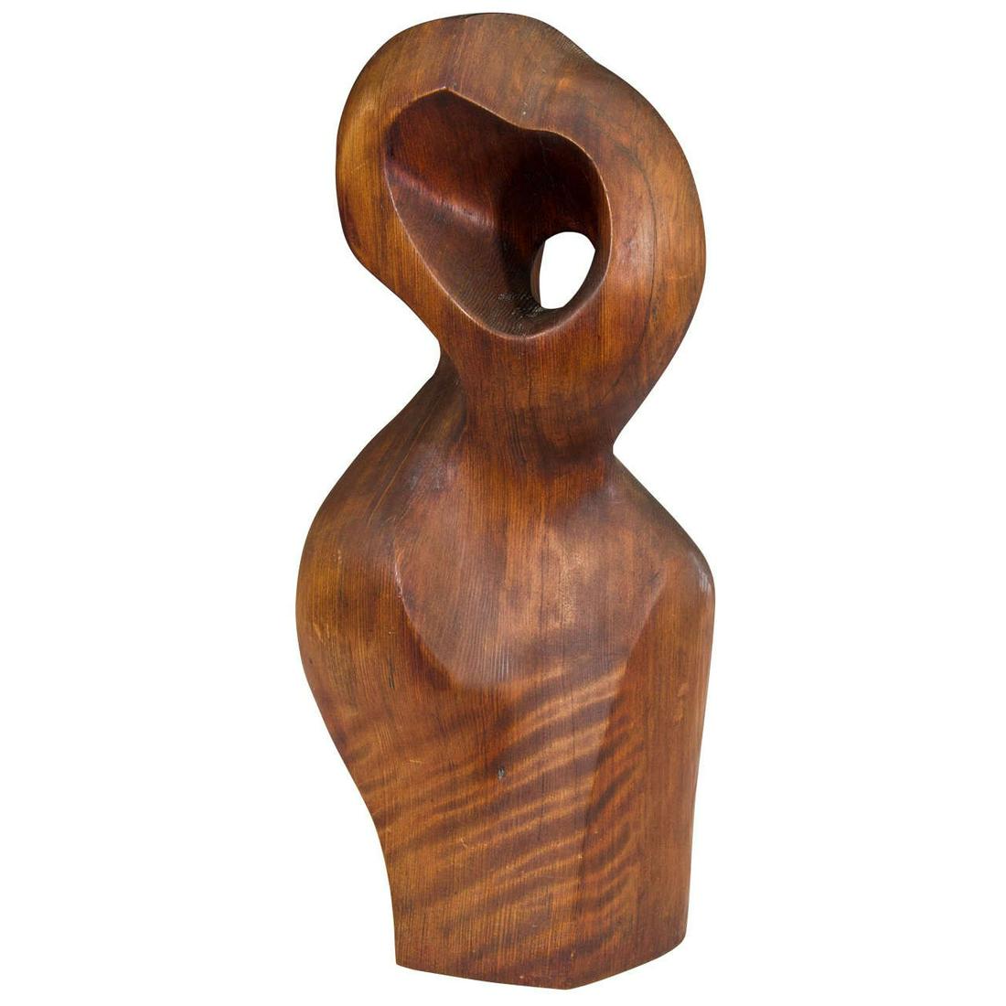 For Auction: Jean Sampson Modern Abstract Wood Sculpture (#0040) on May ...
