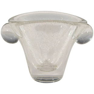 Daum Nancy Bubble Glass Vase