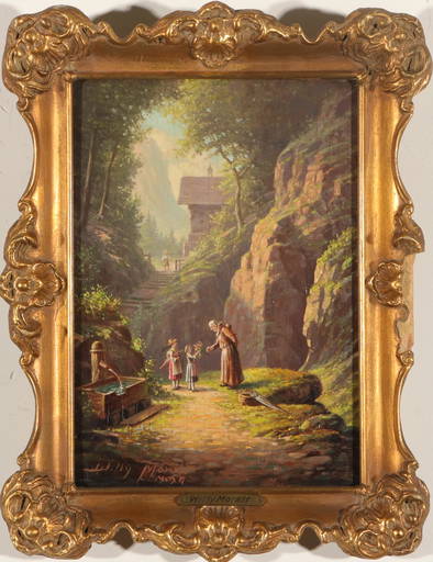 Willy Moralt "The Gift of Flowers" Oil on Panel - Jul 12, 2020 ...