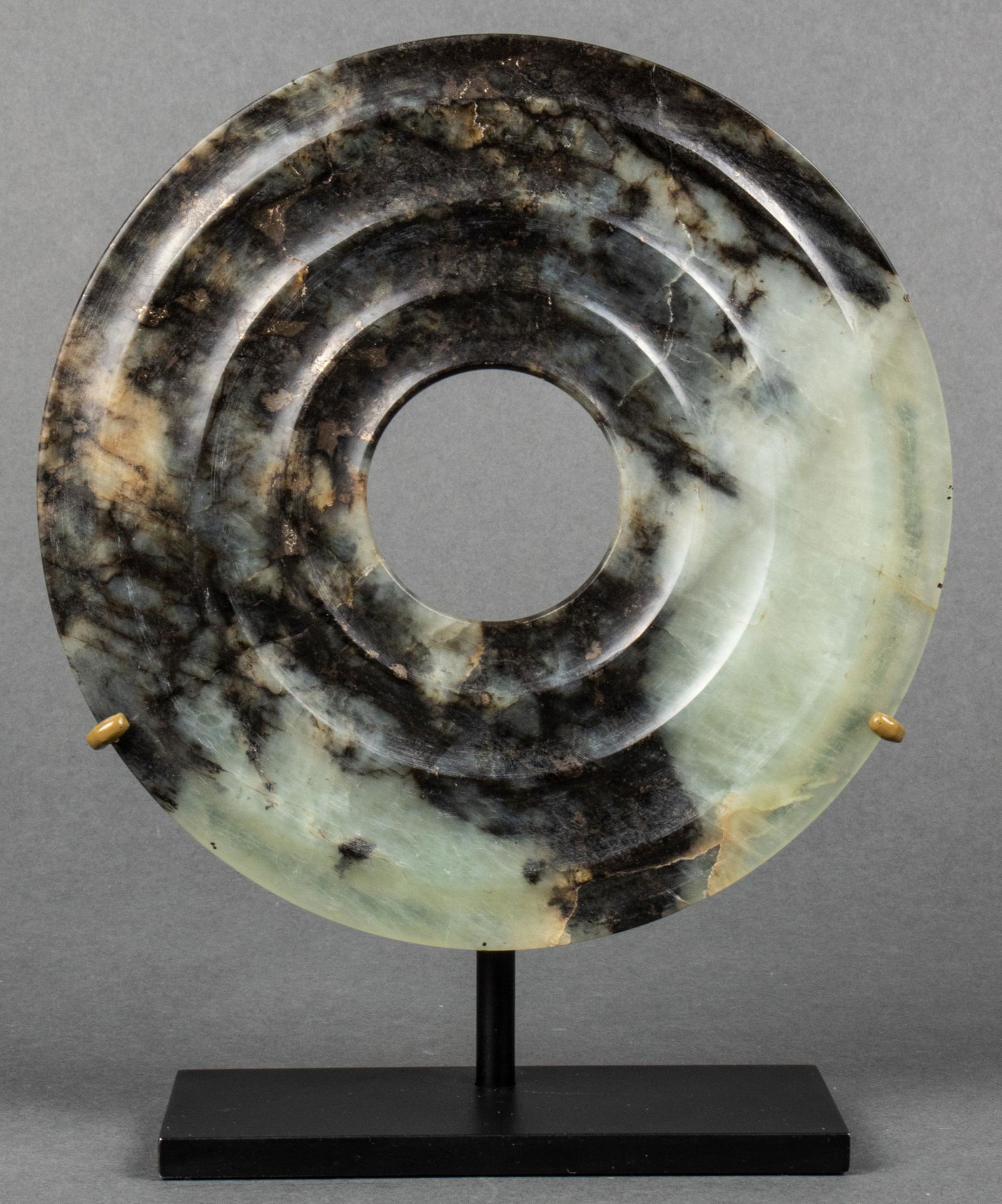 Chinese Carved Jade Bi Disc