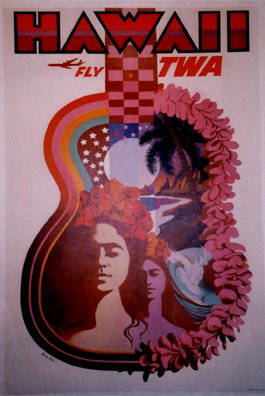 Fly TWA Hawaii Ad Poster c. 1960 by David Klein - Dec 28, 2008 ...