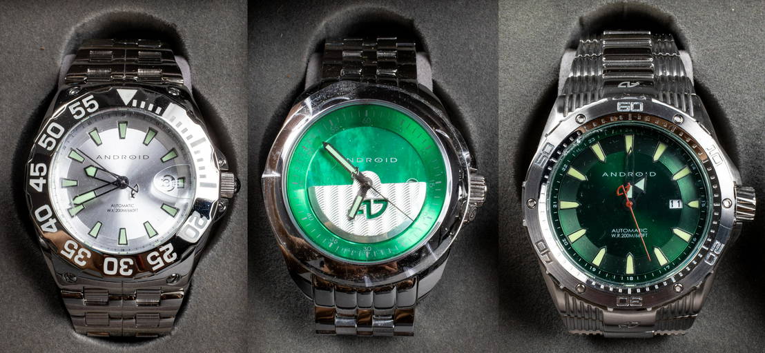 Android Automatic Stainless Steel Watches, 3 - Dec 16, 2020 | Auctions ...