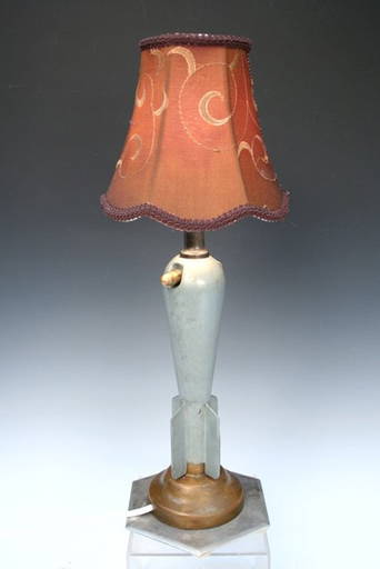 Militaria Trench Art Table Lamp Wwi Mortar Shell