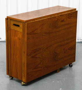 Modern Oak Fold Down Dining Table