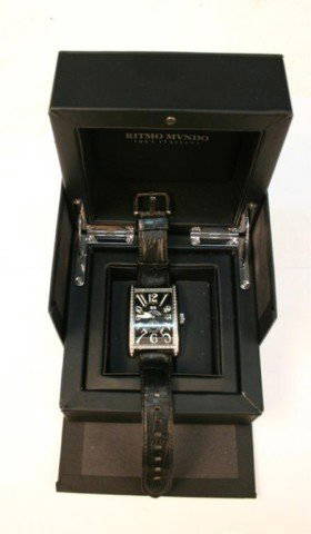 Ritmo Mvndo Men's Stainless Steel Diamond Watch