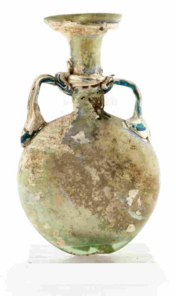 Ancient Roman Glass Moon or Pilgrim Flask (#0009) on Oct 24, 2021 ...