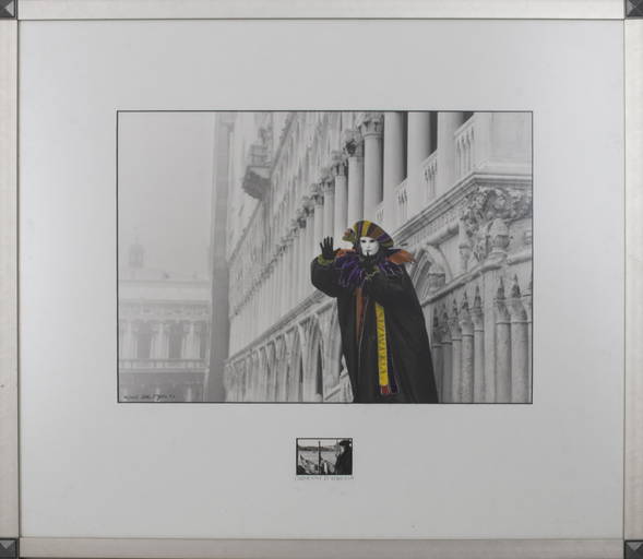 Allan Teger 1999 Photograph Of Venice Carnival