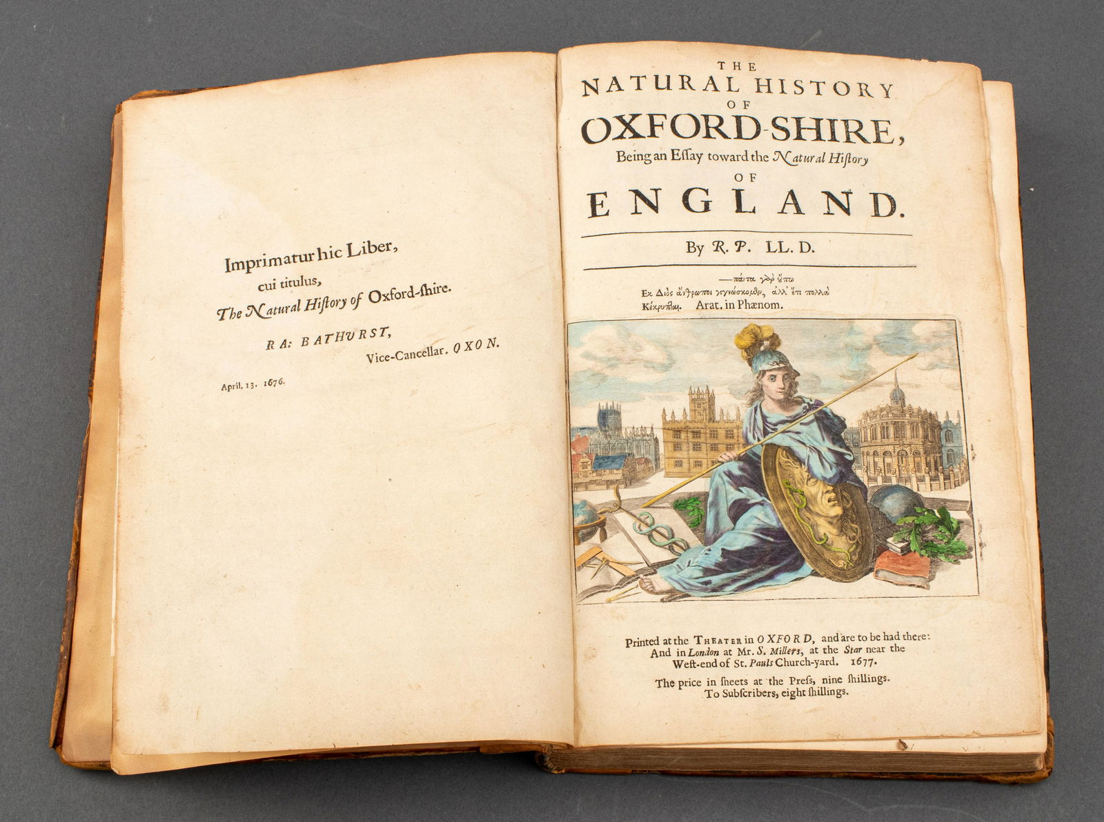 Robert Plot "The Natural History of Oxford-shire" - May 08, 2022 ...