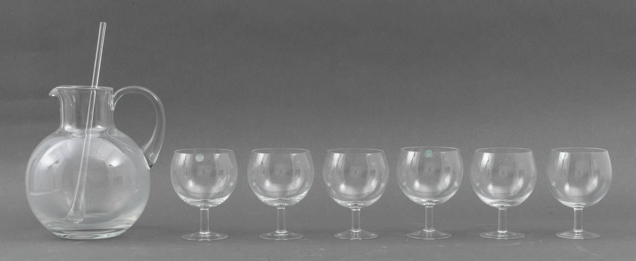 Tiffany & Co. Glass Sangria Set, 7