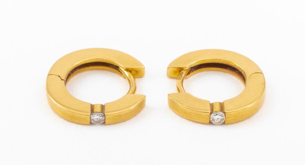Franz Breuning 18K Yellow Gold & Diamond Huggies - Dec 18, 2022 ...