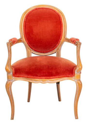 French Transitional Style Arm Chair (#0148) on Jan 15, 2023 | Auctions ...