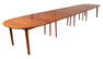 Mid-Century Modern Pedestal Extending Dining Table (#0220) on Feb 19 ...