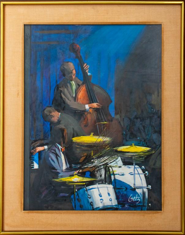 Arthur Getz "jazz Musicians" New Yorker Cover Art