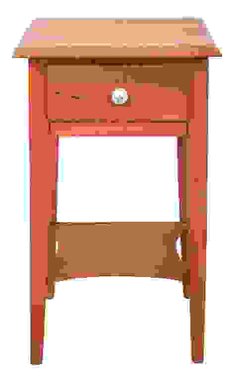 Primitive Country Style Wooden Nightstand Auction