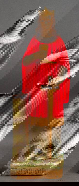 Santeria Figure Of Saint Barbara Chango - Oct 15, 2023 | Auctions At ...