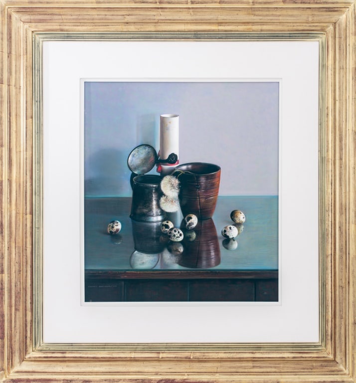 Andrew Hemingway "still Life..." Pastel On Paper Auction