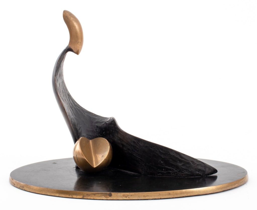 Sandra Bell Reclining Figure Bronze Statue, 1999 Auction