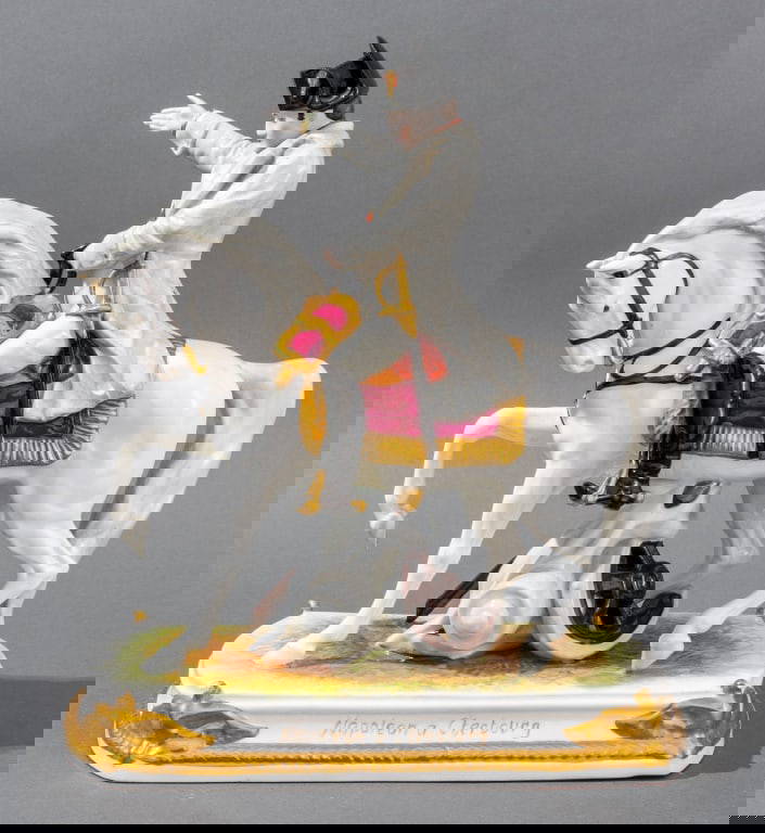 Scheibe-alsbach Porcelain Statue Of Napoleon Auction