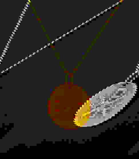 18k Yellow Gold Chi Rho Pendant Necklace Auction