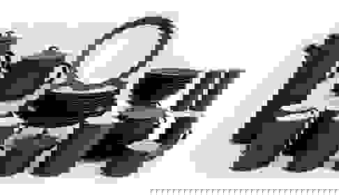 Jens Quistgaard For Dansk Flamestone Set, 66 Pcs. Auction