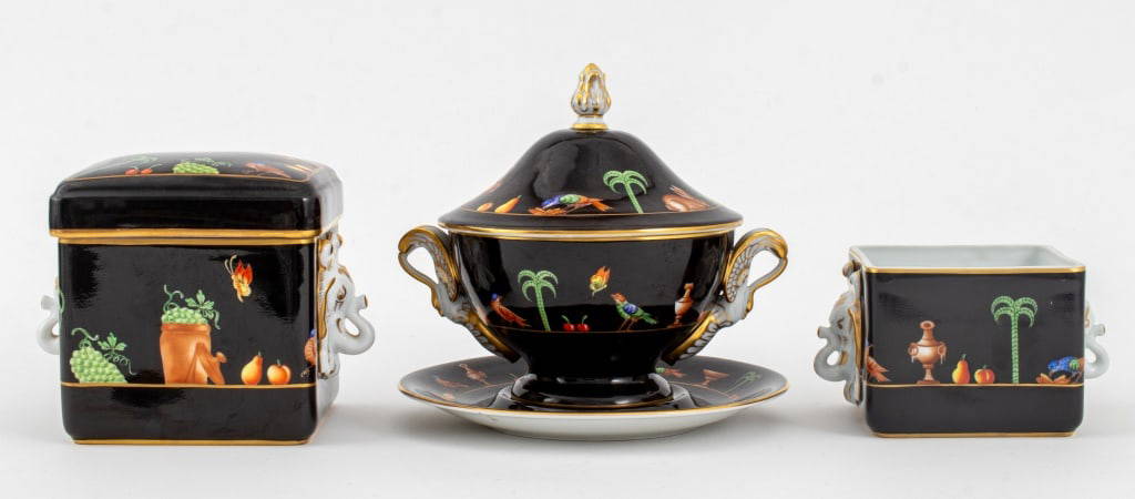 Le Tallec For Tiffany Black Shoulder Porcelain 3 Auction