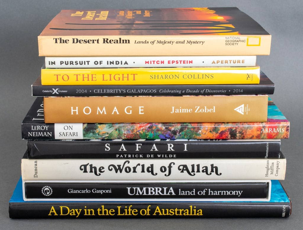 Collection Of Travel Related Books, 10 Auction