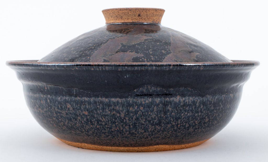 Malcolm Wright Studio Art Pottery Covered Bowl Auction