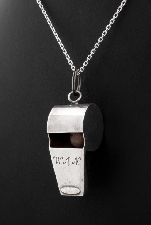 Tiffany & Co. Sterling Silver Whistle Pendant Auction