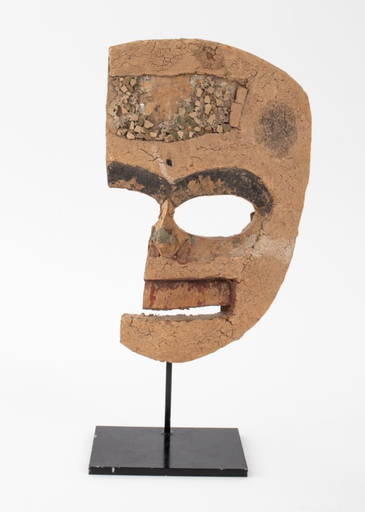 Pre Columbian Mixtec Mosaic Wood Mask