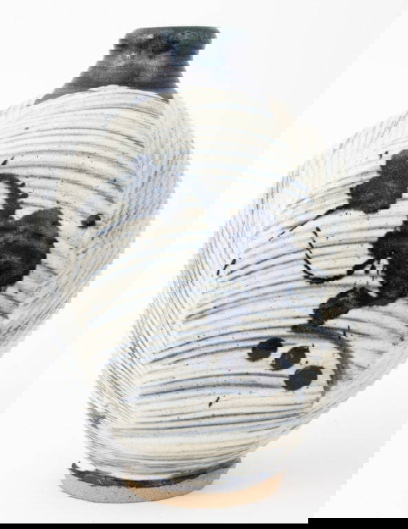 Wayne Ngan Hakeme Slip Stoneware Bottle Vase Auction