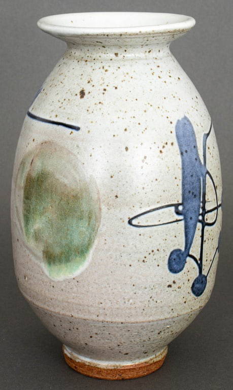 Wayne Ngan Glazed Stoneware Vase Auction