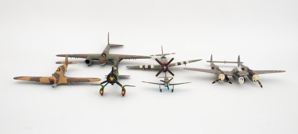American, French, & German Aircraft Models, 13 Auction