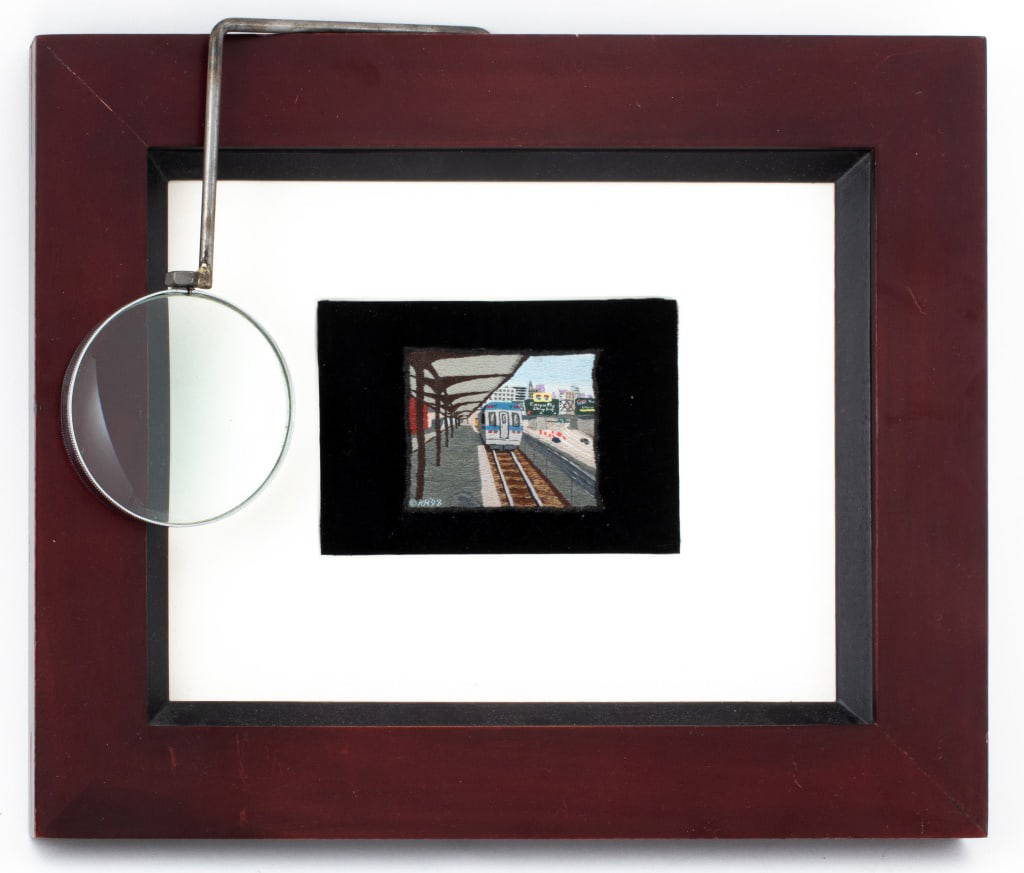 Ray Materson "el To Hell" Embroidered Thread, 1998 Auction