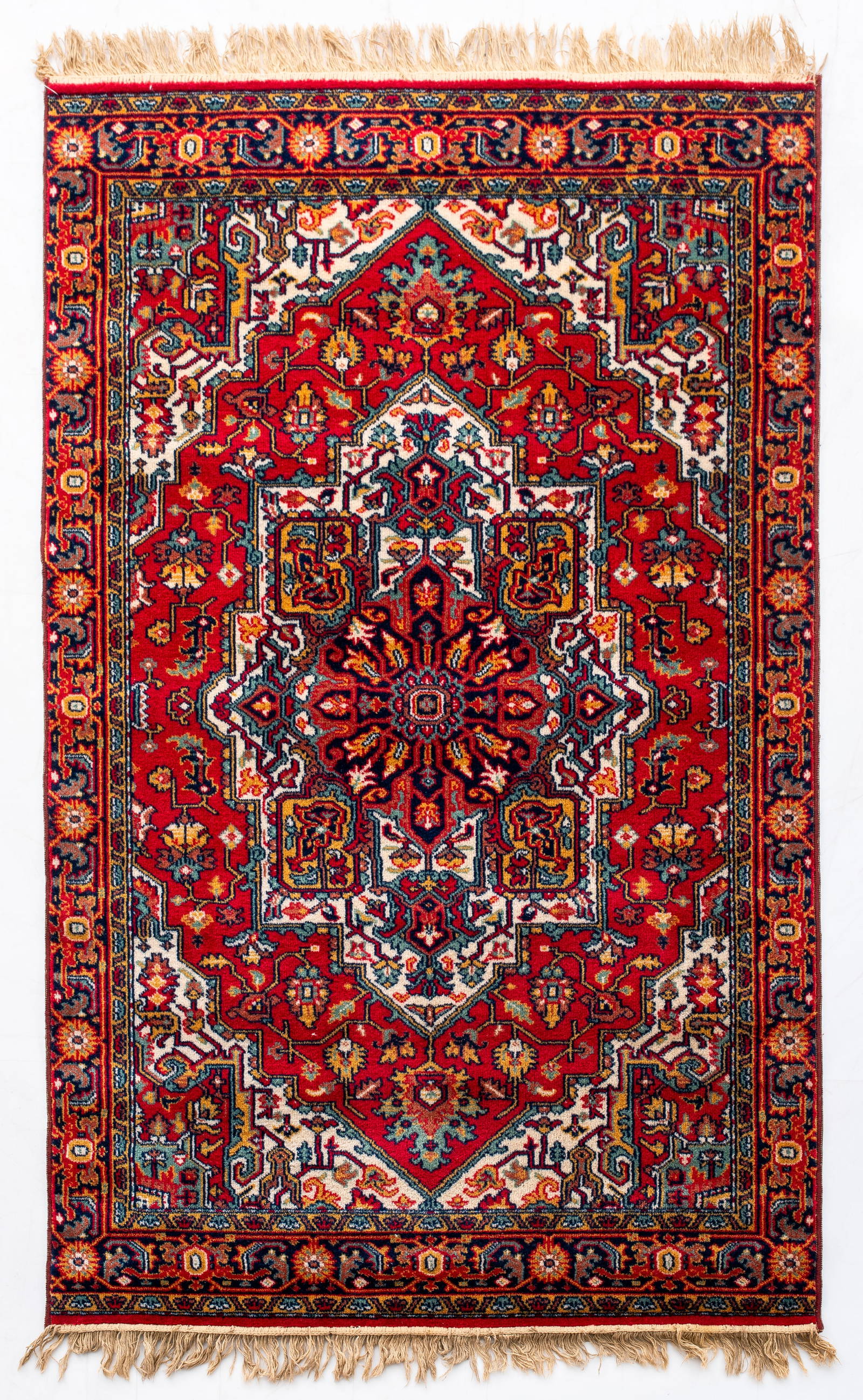 Persian Medallion Rug, 5' 7" X 3' 6" Auction