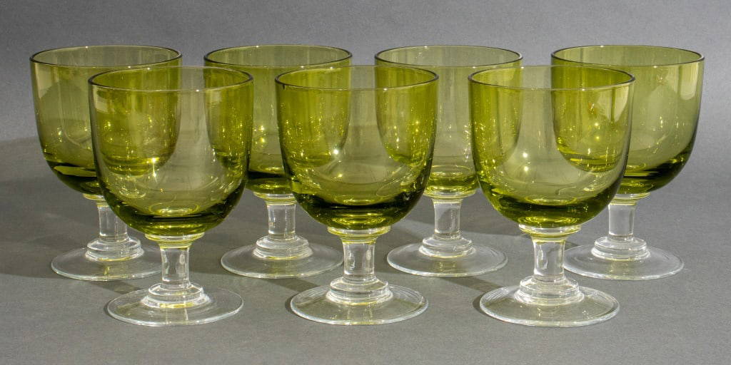 William Yeoward "maggie" Crystal Water Goblets, 7 Auction