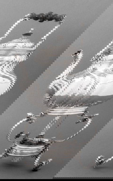 German 800 Silver Hot Water Kettle Auction