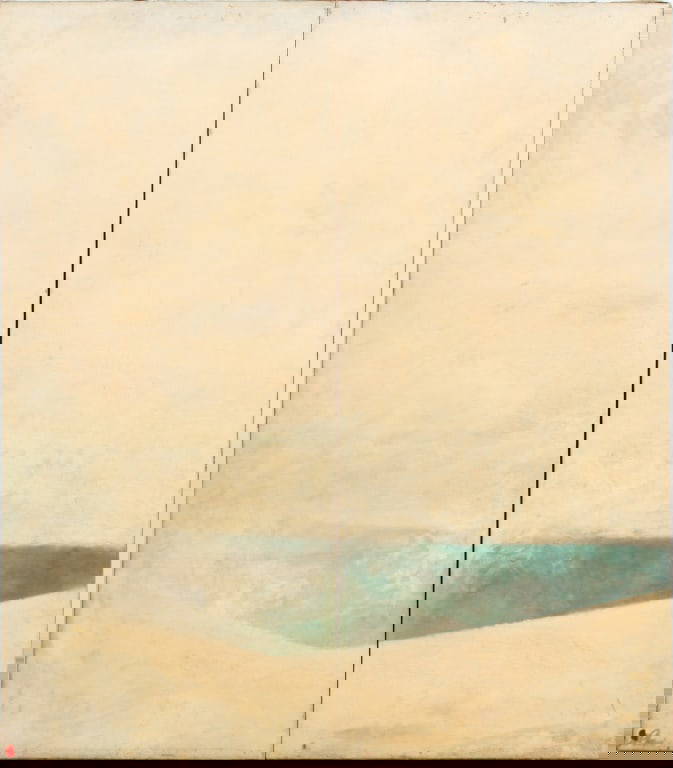 Setsuya Kotani Abstract Composition Diptych Oil Auction