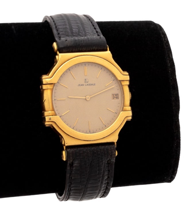Jean Lassale 18k Yellow Gold "thalassa" Wristwatch Auction