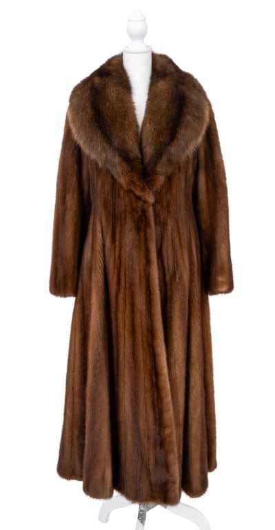 Mink Fur Full-length Coat Auction