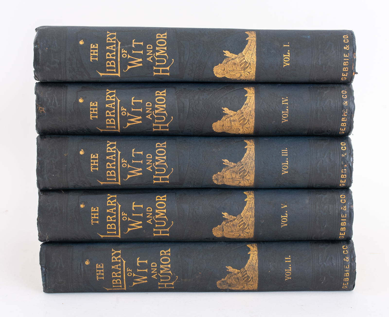 Library Of Wit And Humor, 5 Vols., 1894 Auction