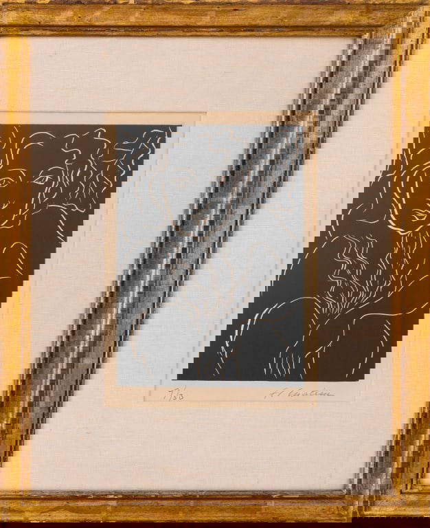 Henri Matisse "tahiti" Linocut, 1938 Auction