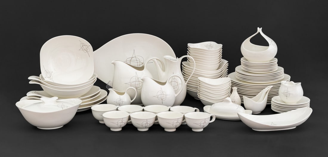Eva Zeisel X Hallcraft Ceramic Dinnerware Set, 98