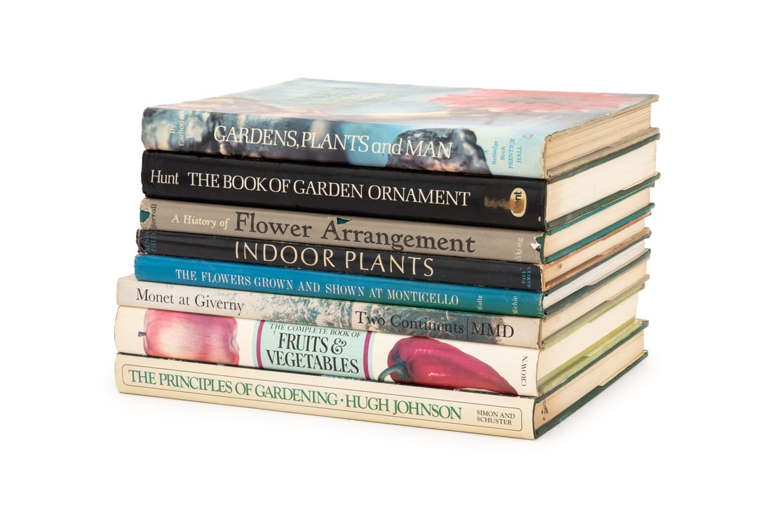 Books On Gardening And Plants, 8 Auction