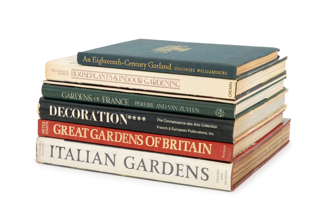 Books On Flowers, Plants, And Gardens, 7 Auction