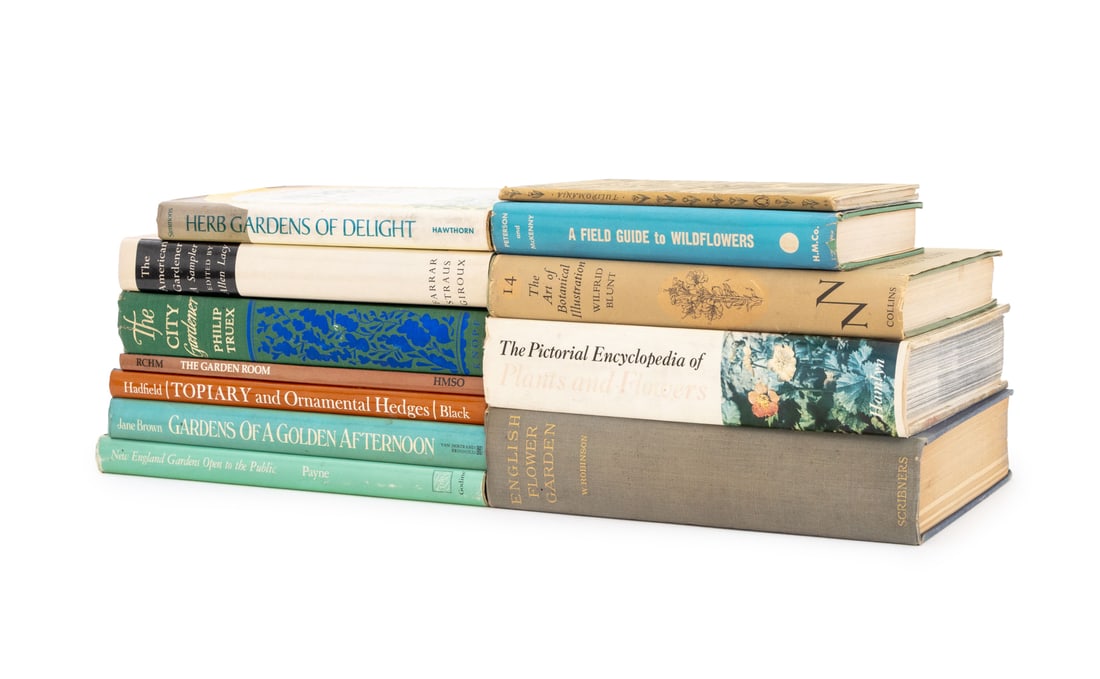 Books On Gardens, Plants, And Flowers, 12 Auction