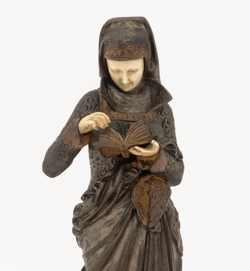Albert-ernest Carrier-belleuse "la Liseuse" Bronze Auction